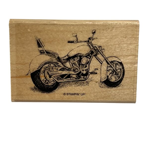 Stampin' Up! | Office | Motorcycle Rubber Stamp By Stampin Up ...